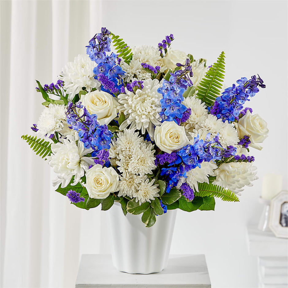 Floor baskets & pedestal arrangements by Coleman Brothers Flowers Inc–Coleman Brothers Flowers Inc